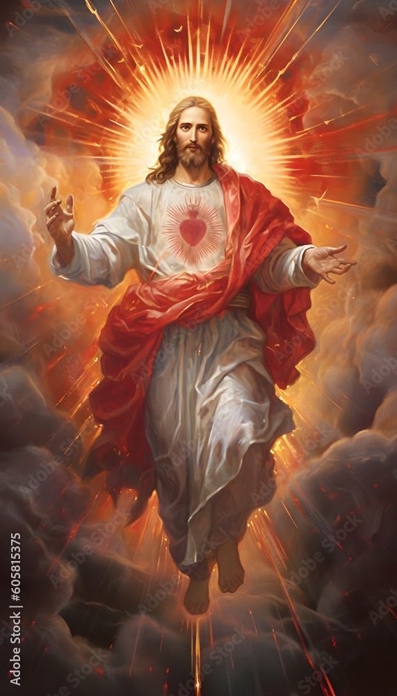 Sagrado Corazón De Jesús Sacred Heart Of Jesus Pilar Arias Foto Poster Wandbilder Bei