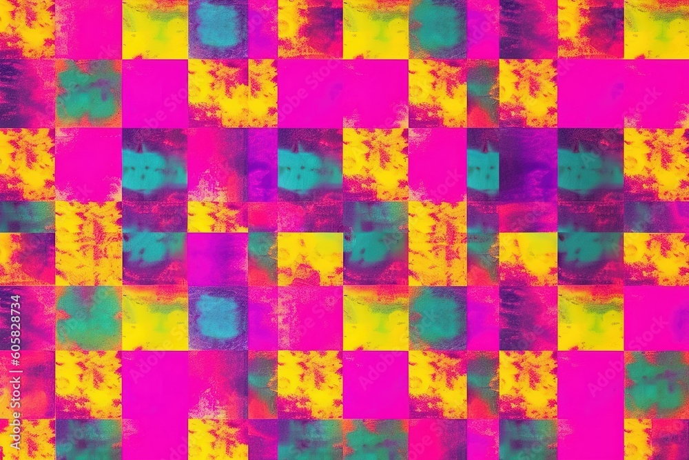 wallpaper for seamless grungy psychedelic rainbow heatmap checker or ...