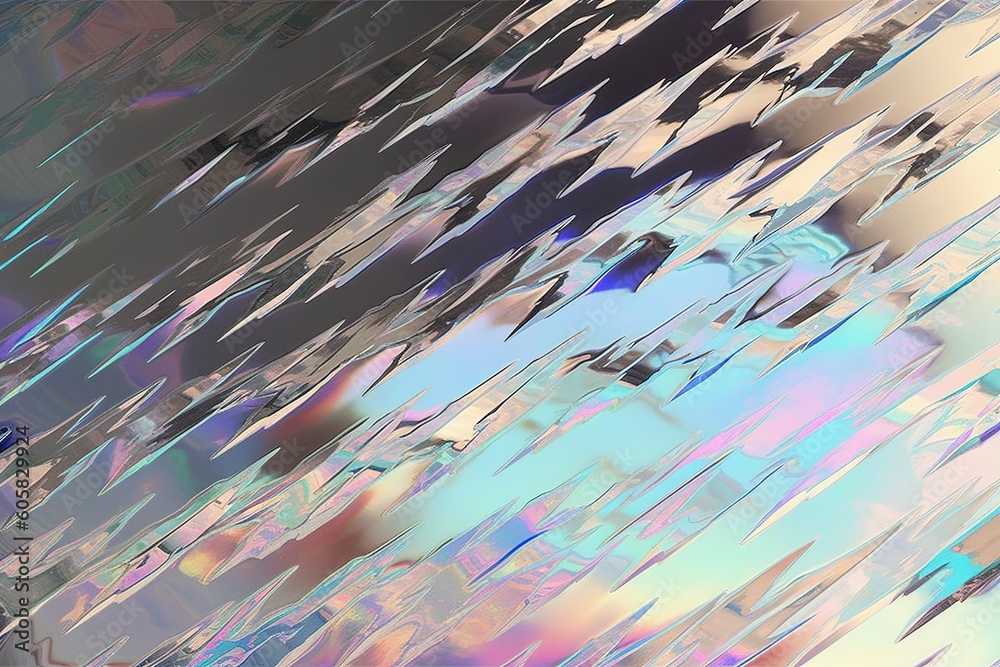 wallpaper for seamless iridescent silver holographic chrome foil ...