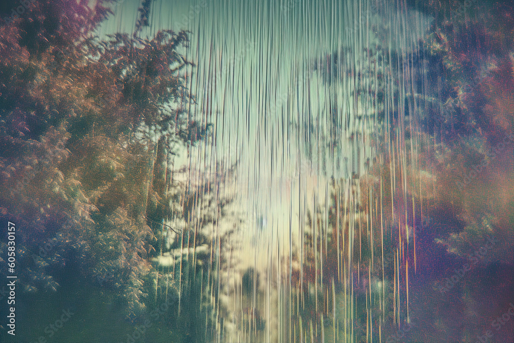 wallpaper for vintage faded light leaks chromatic aberration film grain ...