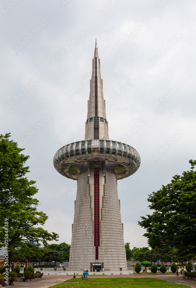 Daejeon, Republic of Korea - June 18, 2019: The Hanbit Tower or Tower ...