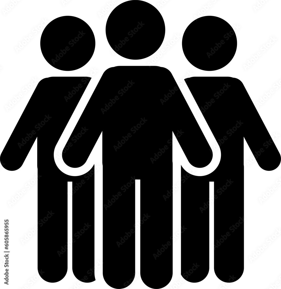 Persons symbol for your infographics. pictogram and stick figure ...