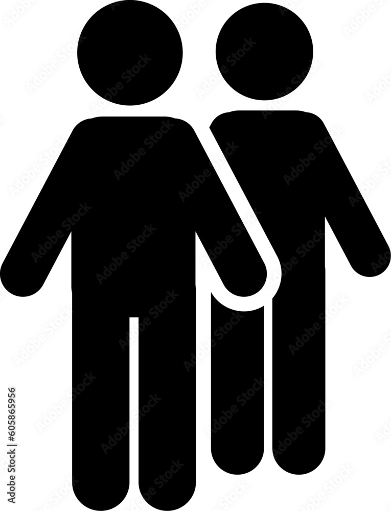 Persons symbol for your infographics. pictogram and stick figure ...