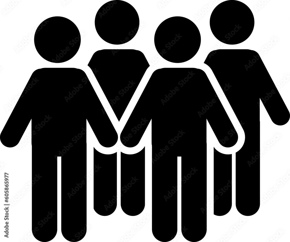 Persons symbol for your infographics. pictogram and stick figure ...