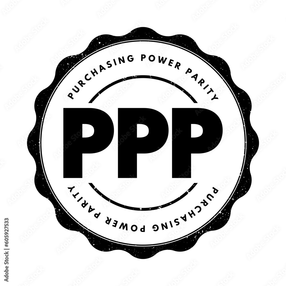 Vetor de PPP Purchasing Power Parity - measurement of prices in ...