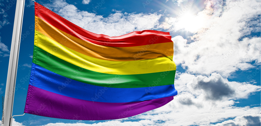 LGBT Pride flag The rainbow flag, also known as the gay pride or simply ...