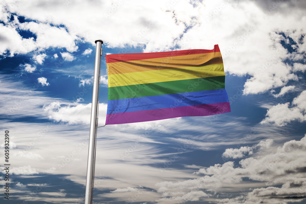 LGBT Pride flag The rainbow flag, also known as the gay pride or simply ...