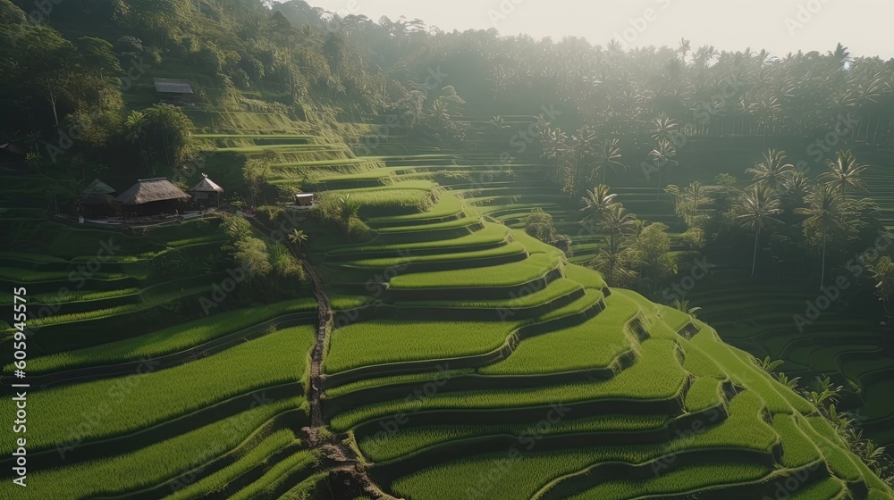Embark on a visual journey to the captivating rice terraces in Bali ...