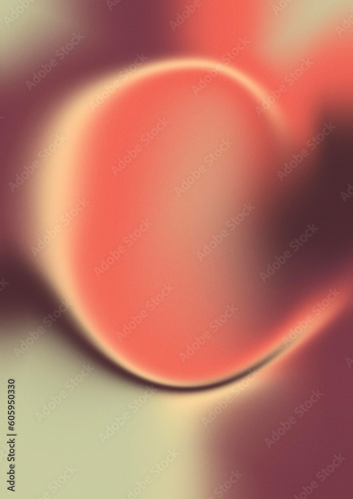 3D gradient shape form y2k millennium colourful grainy background wall ...