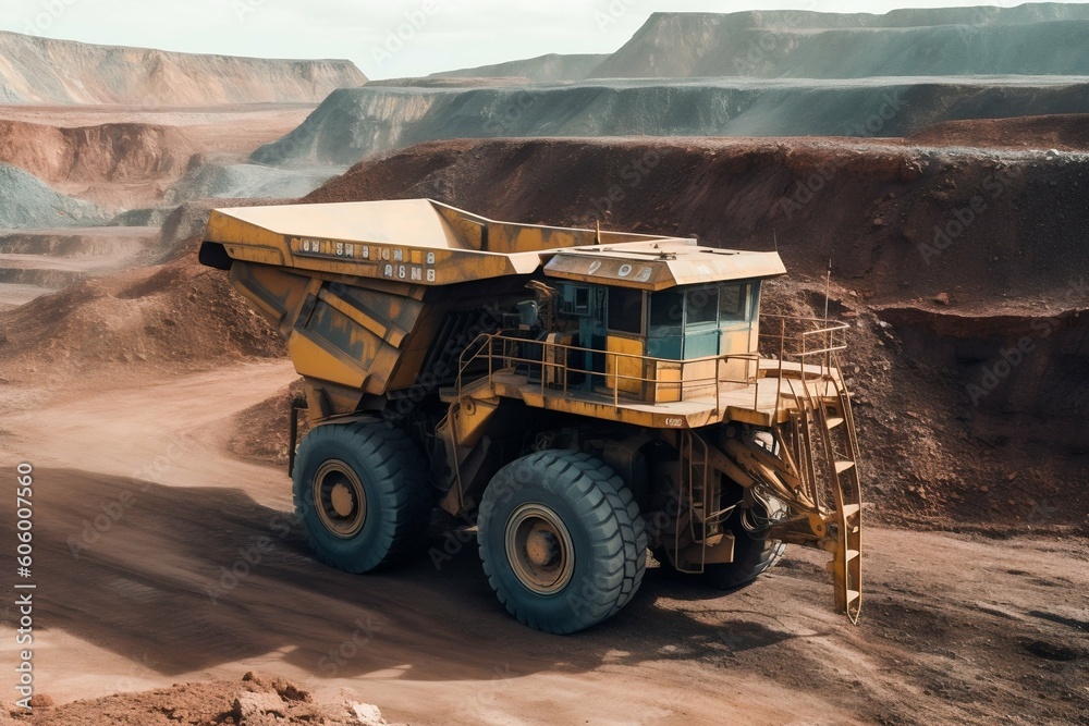 Large Autonomous Driverless Powerful Electric Drive Mining Truck in ...