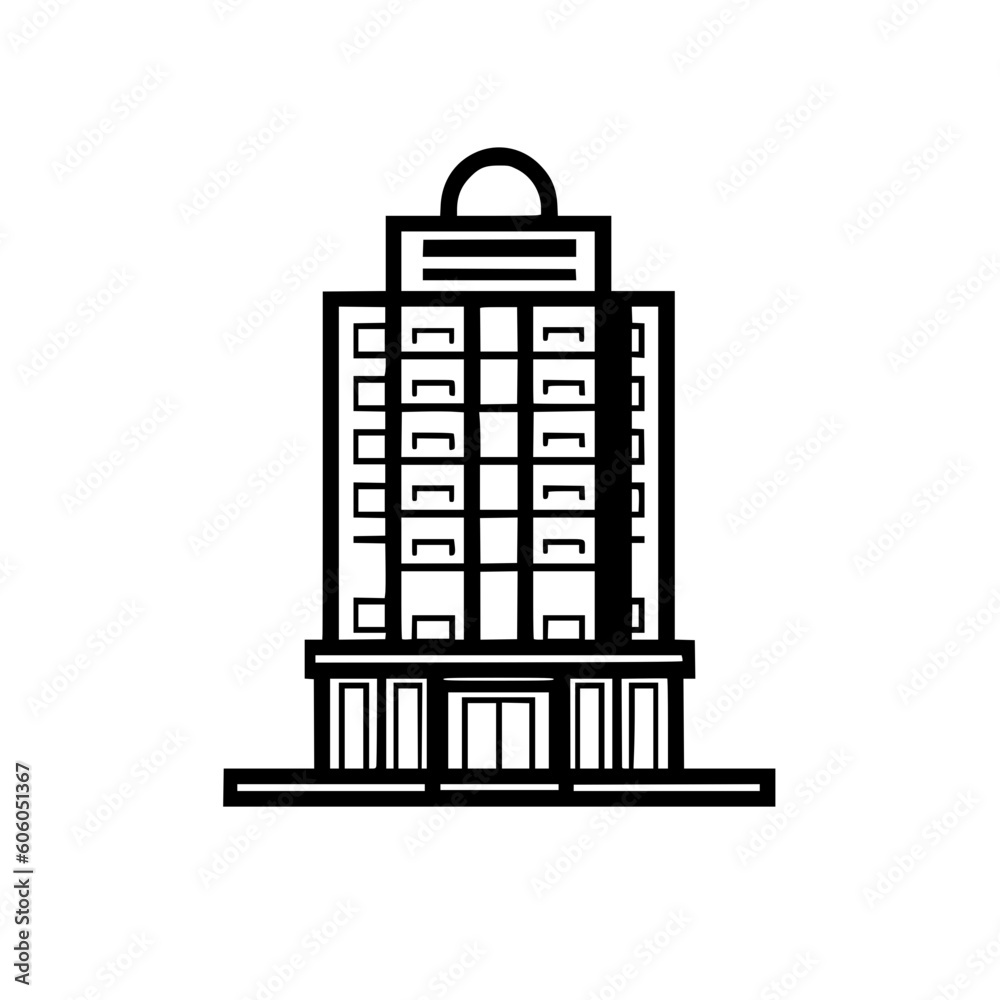 Building vector illustration isolated on transparent background Stock ...