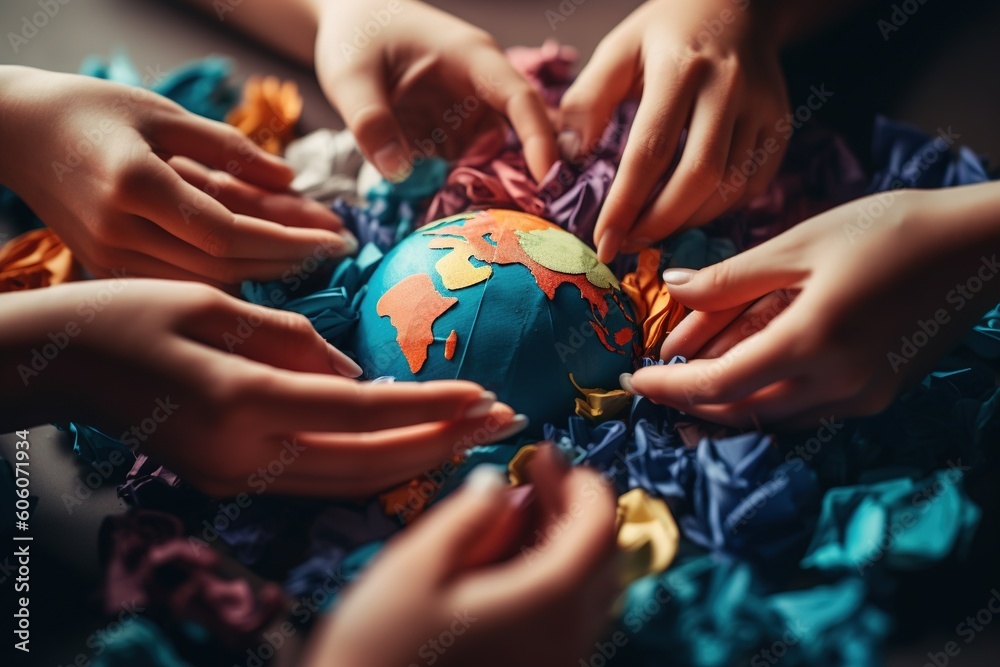 World Environment Day. Preservation of nature. Responsibility for the ...