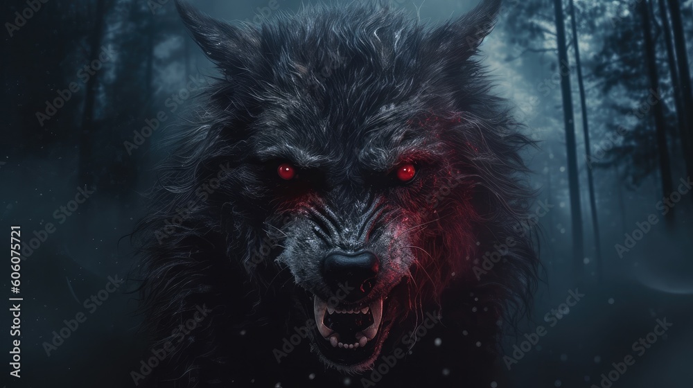 Dark Werewolf Eyes