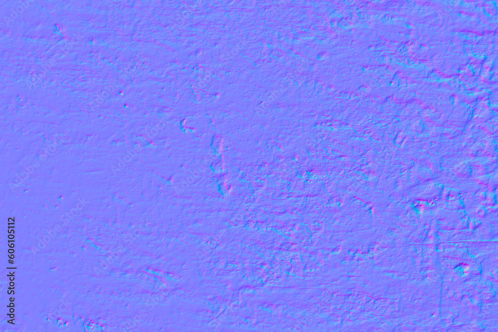 Fototapeta Seamless normal map of dirt texture, Concrete floor ...