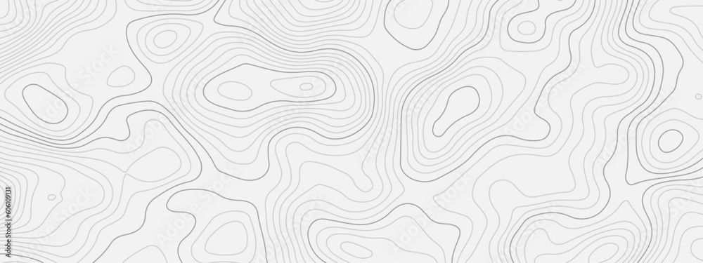 Abstract topographic wavy curve line background. Topography map pattern ...