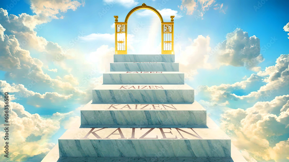 Kaizen as stairs to reach out to the heavenly gate for reward, success ...