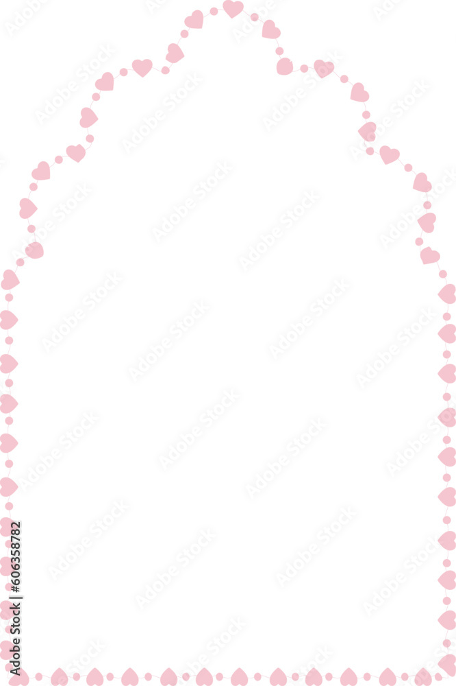 Multifoil Arch rectangular frame Heart frame architectural window door ...