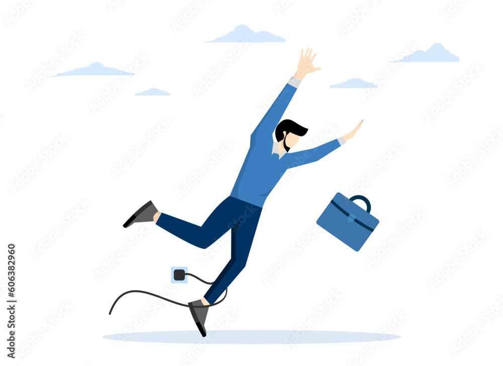 accident or surprise problem concept impact on business, Failure or ...