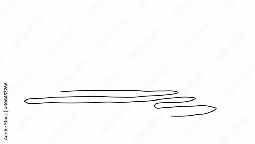 Self-drawing line animation One continuous line drawing nature ...