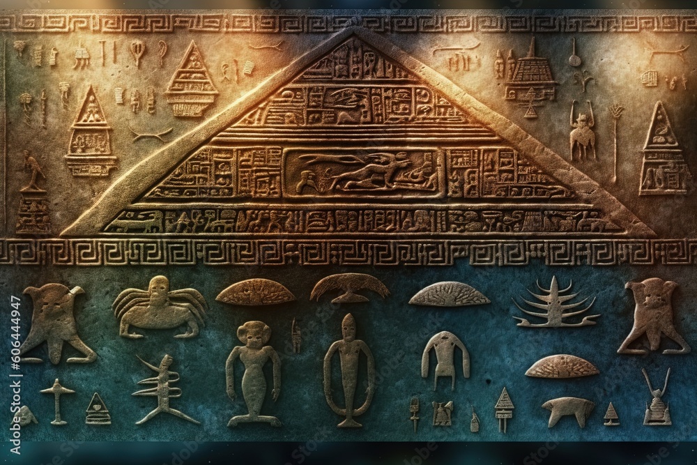 alien pyramid hyeroglyphs Spaceship UFO over pyramids. Aliens and ... alien pyramid hyeroglyphs Spaceship UFO over pyramids. Aliens and ...