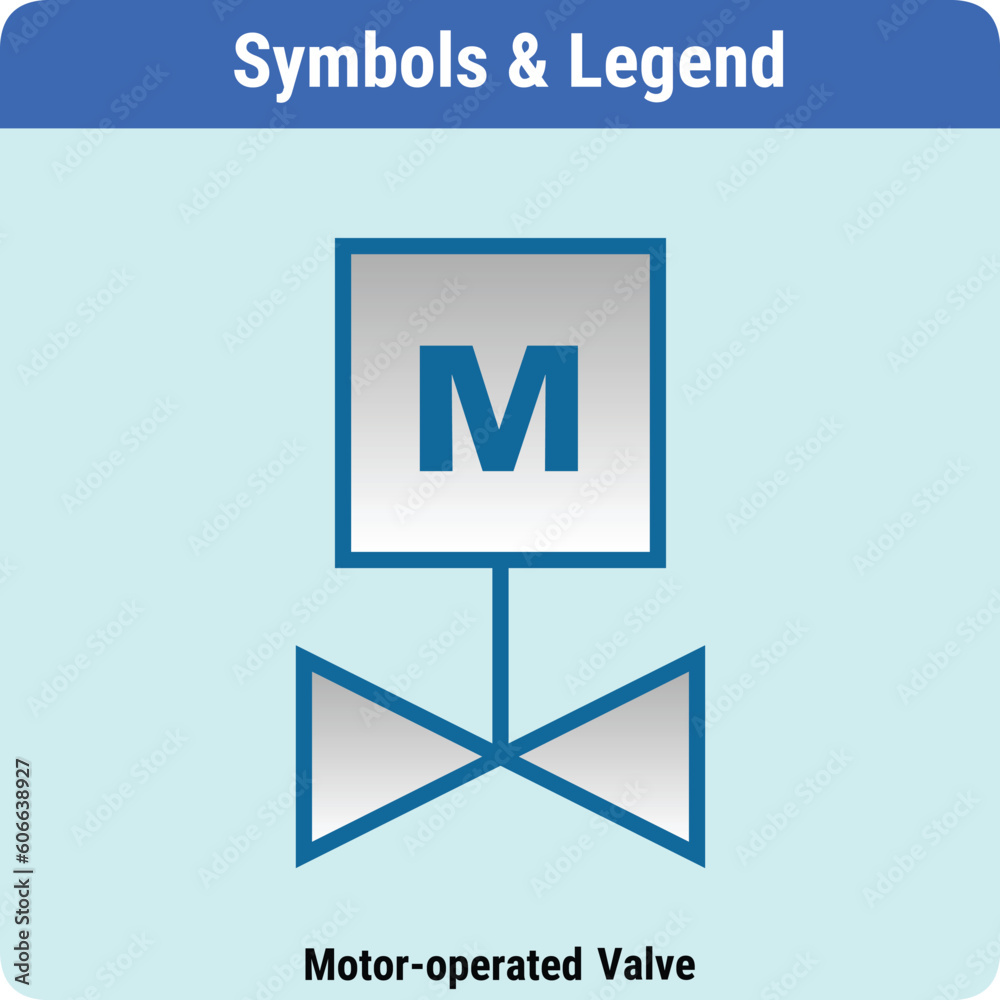 Vector Illustration for PID Symbols Legends Stock Vector | Adobe Stock