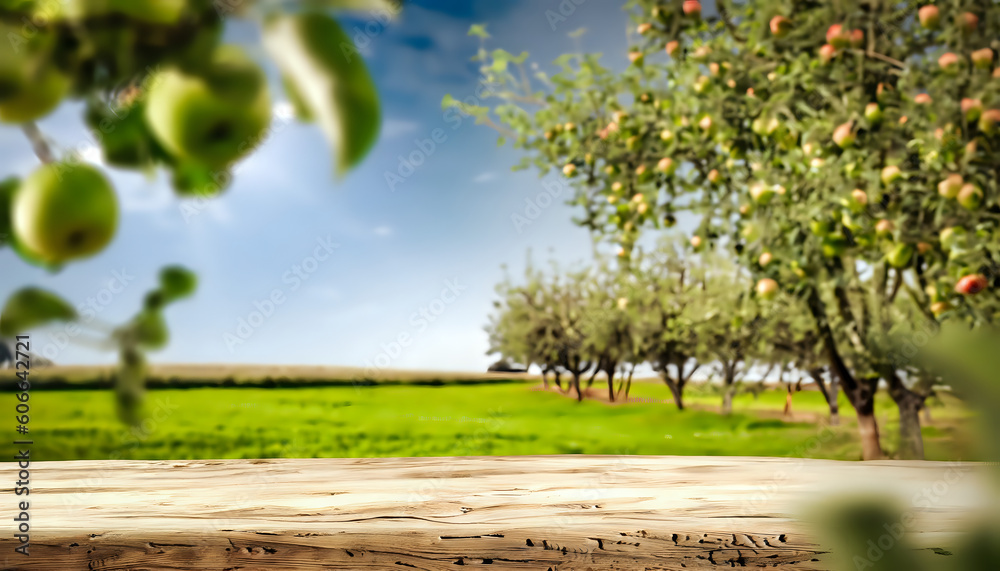 apple orchard in spring, wallpaper, Desk of free space, background ...