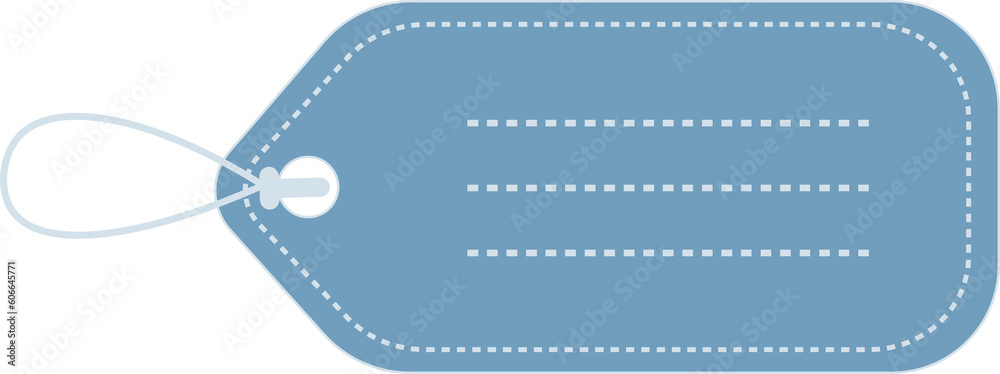 Digital png illustration of blue name tag on transparent background ...