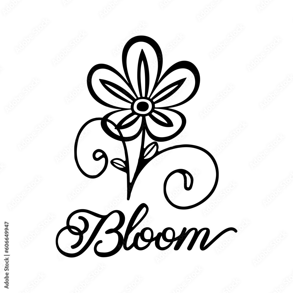 Bloom Svg, Spring Svg, Inspirational Quotes Svg, Bloom Where You Are ...