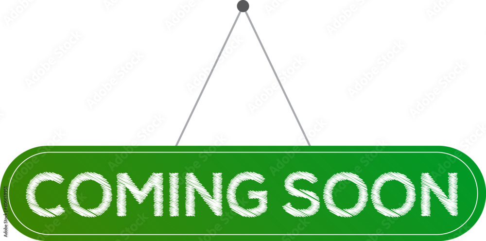 Vector coming soon sign opening announce banner new arrival promo ...