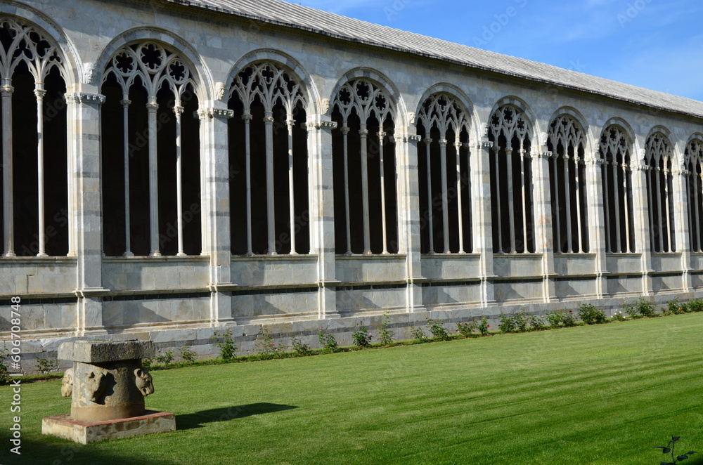 Pisa, Italy 04.27.2018: The Camposanto Monumentale, the ancient ...