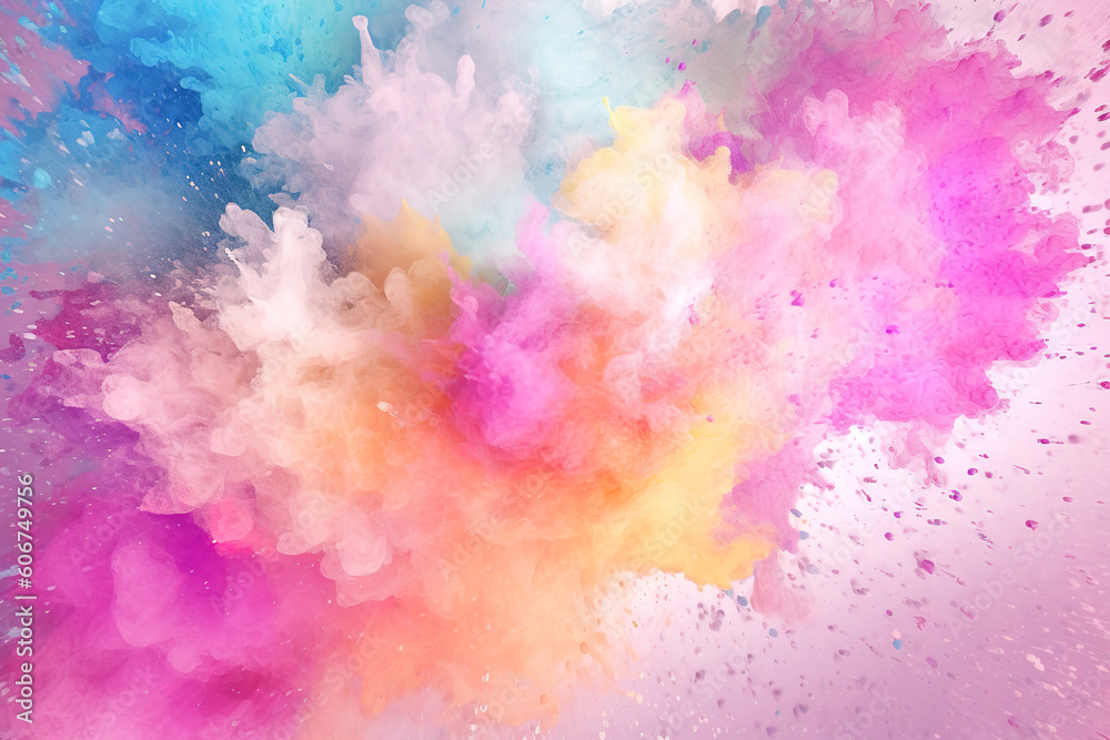 pastel paint colorful splashes background pastel color palette ...