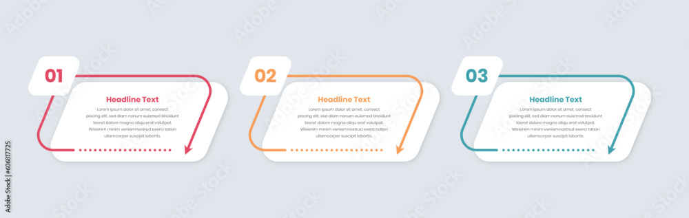 Minimalistic business steps or process overview infographic layout ... Minimalistic business steps or process overview infographic layout ...