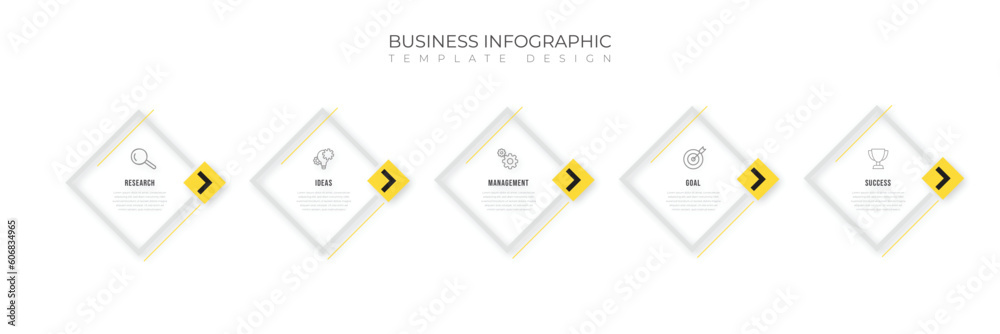 infographic business design template vector for infographic timeline ...