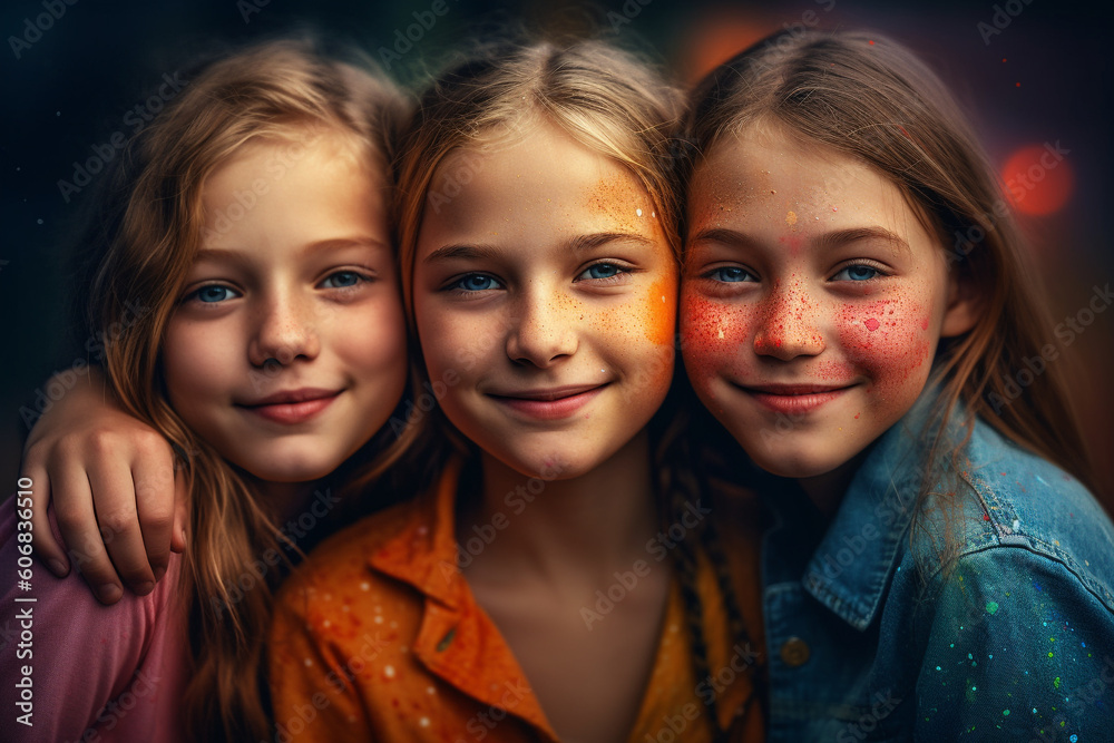 World friendship day, Support, help and youth community concept ...