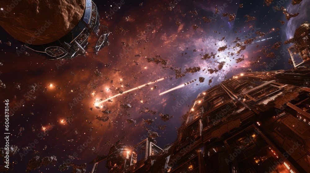 Futuristic Starships