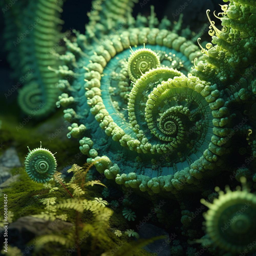 Beautifully generated mandelbrot fractals in vibrant colors of gold ...