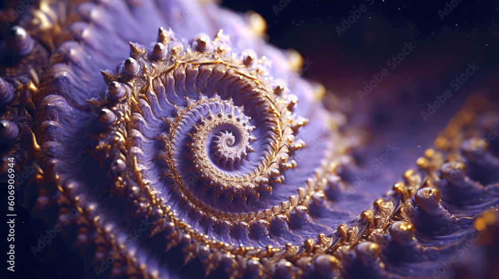Beautifully generated mandelbrot fractals in vibrant colors of gold ...
