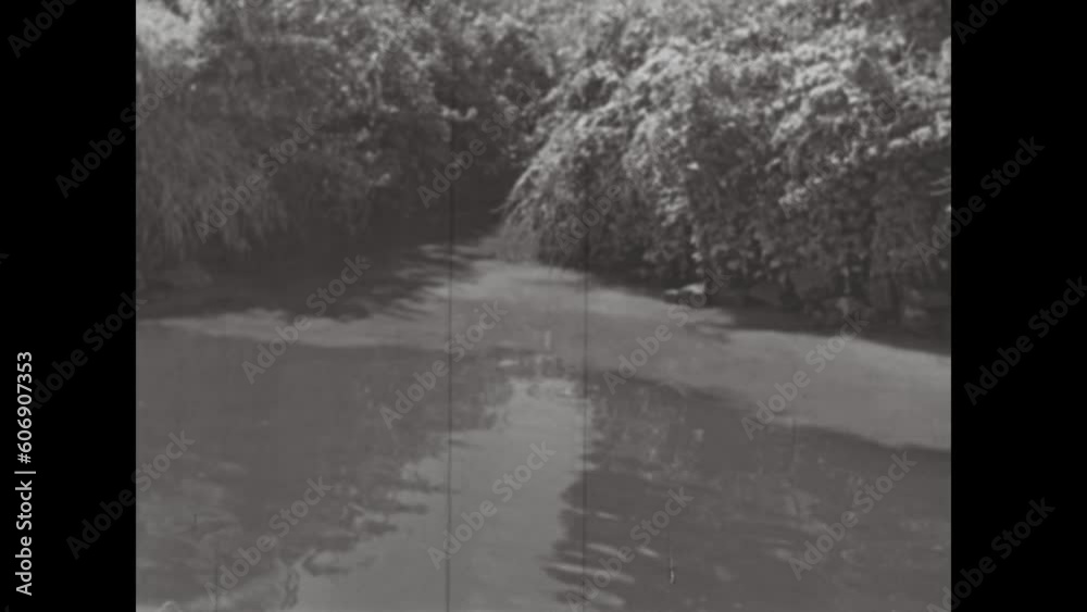 Germany 1959, Historical 1950s Footage of Water Pollution Stock Video ...