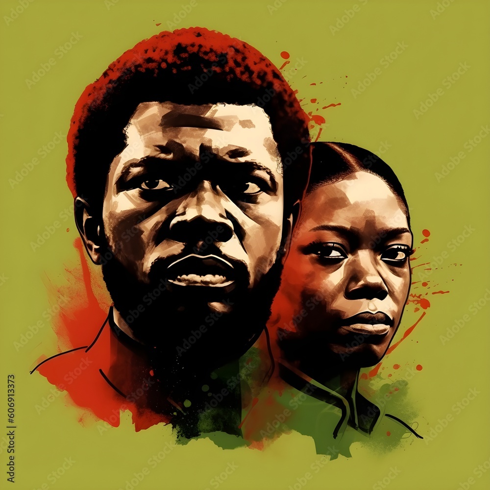 Black people illustration. Black history month.. Black lives matter ...