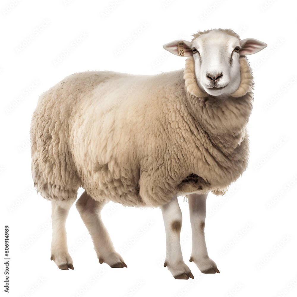 Cotswold_Sheep, wool png file. Transparent Background with generative ...