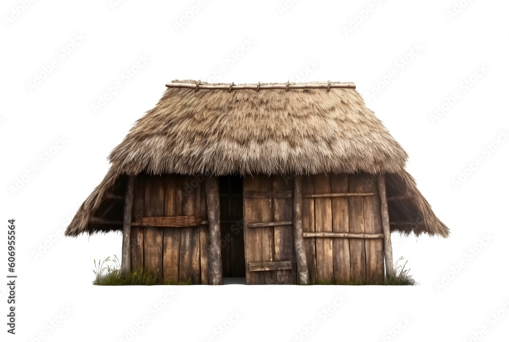 small dwelling hut ,hay, isolated on transparent background, png ...