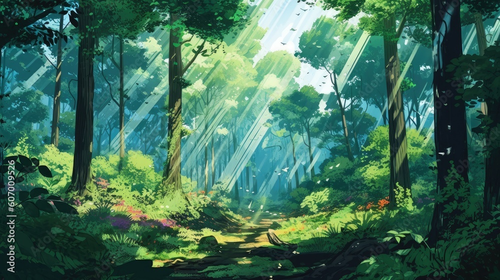 Forest Preservation: An image depicting the preservation of forests ...