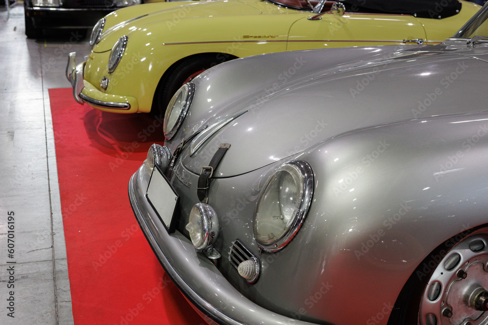 Parma, Italy - march 2023: Porsche Vintage Car shown in an Exhibition ...