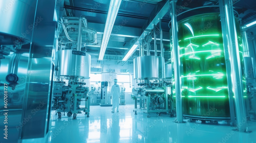 Pictures capture the manufacturing process of biopharmaceuticals ...