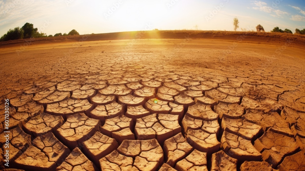 Severe Drought Condition Illustration, Visual Representation of Extreme ...