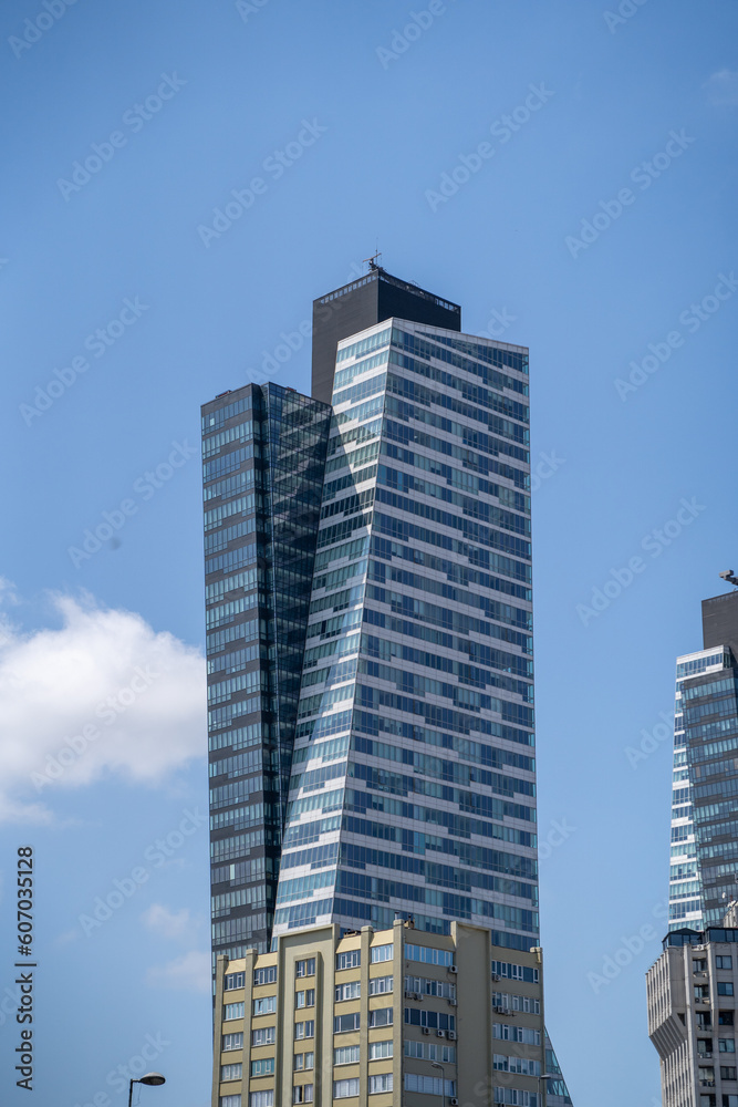 Trump Towers Istanbul are two conjoined towers in Sisli district ...