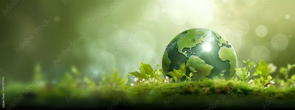 Green world background with Copy space, Preserving Our Green World ...