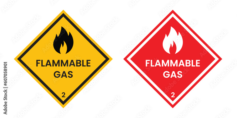 Flammable Gas Vector