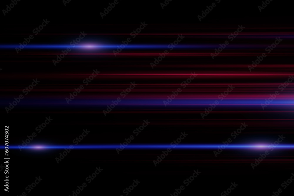 Beautiful light flash and spark. Special effect speed movement lines ...
