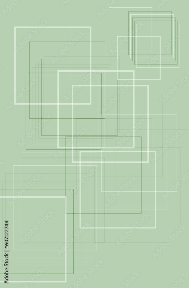 Light green background with various squares. Stock Vector | Adobe Stock